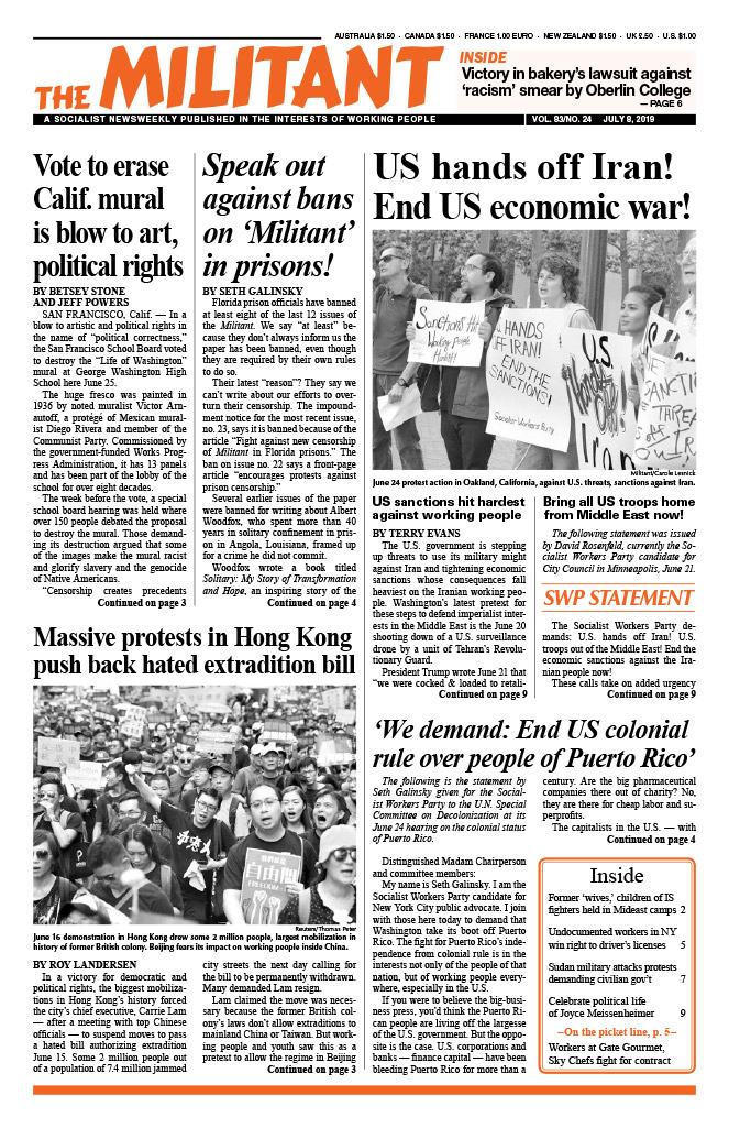 Celebrating 100 years ‘on right side of history’ – The Militant