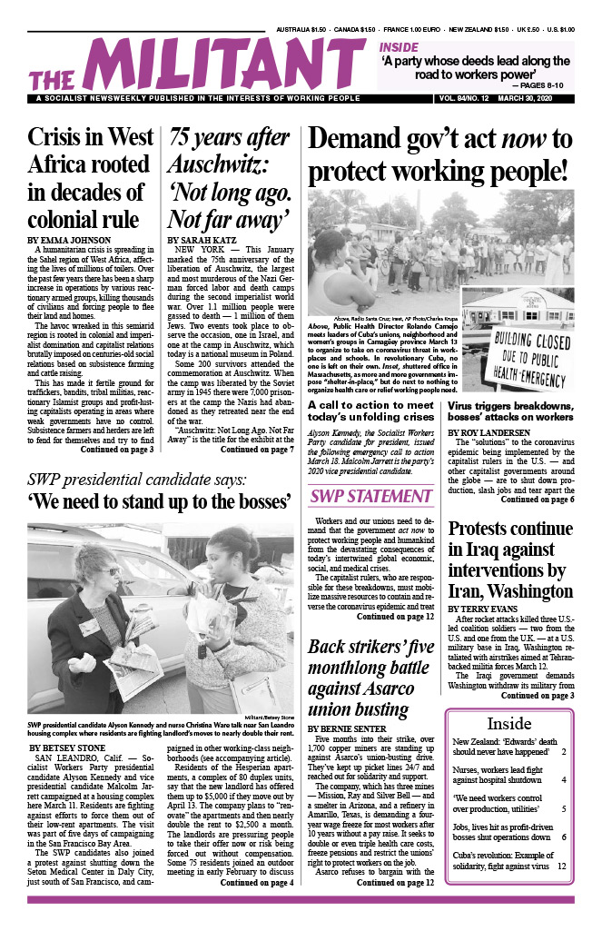 ‘A party whose deeds — as well as words — lead along the road whose ...