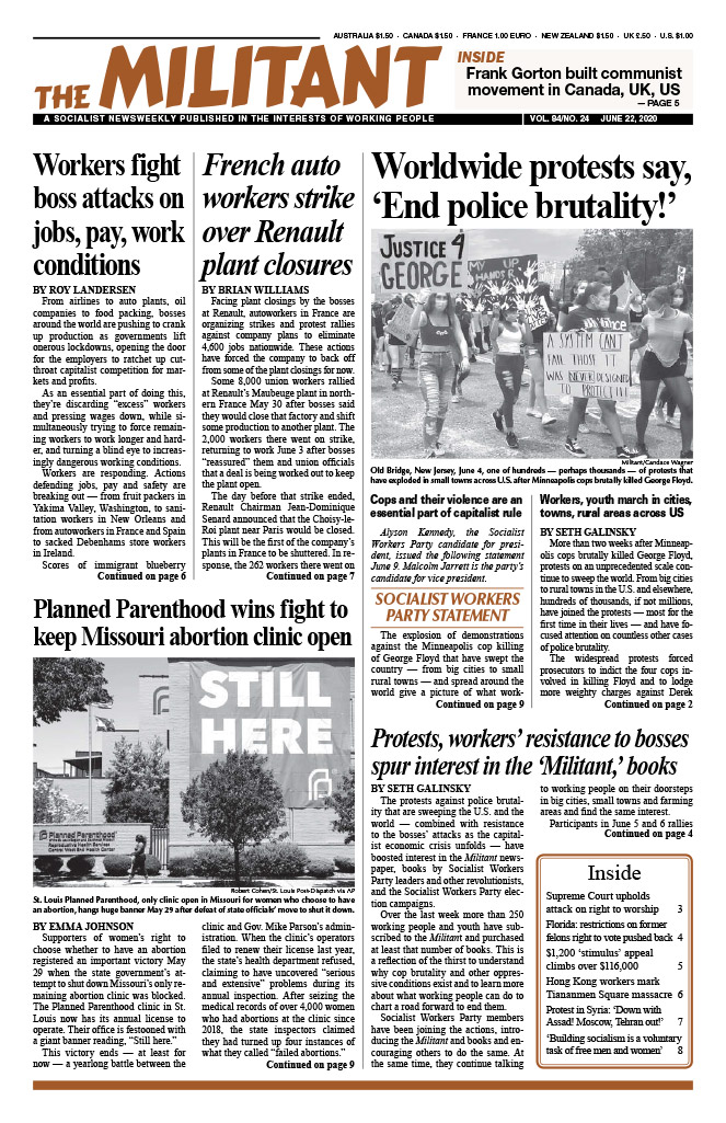 Frank Gorton built communist movement in Canada, UK, US – The Militant