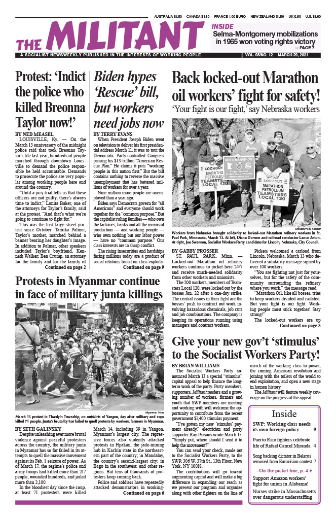 ‘Workers need to fight as a class to protect their interests’ – The ...