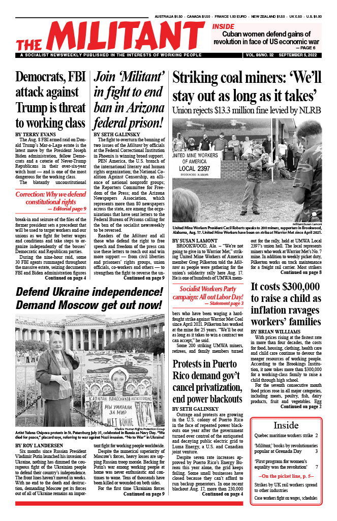 Join ‘Militant’ in fight to end ban in Arizona federal prison! – The ...