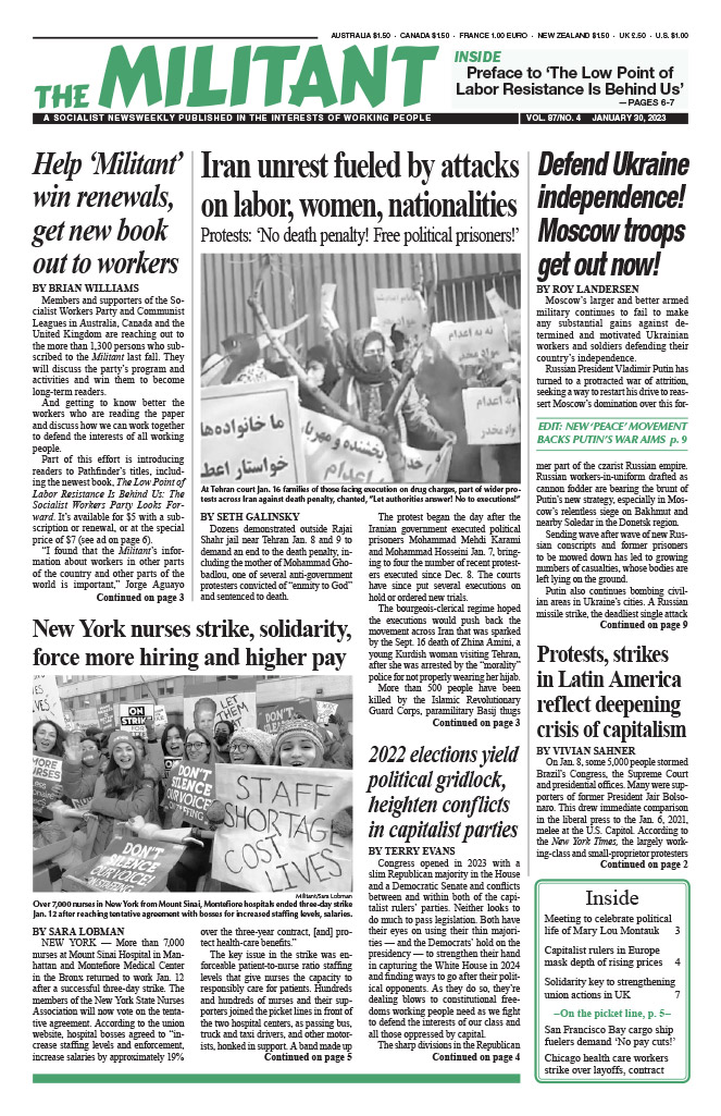 The Low Point of Labor Resistance Is Behind Us – The Militant