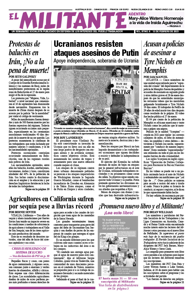 Mary Lou Montauk, 78 years a builder, supporter of the SWP – The Militant