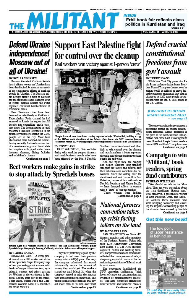 Book fair reflects class politics in Kurdistan and Iraq – The Militant