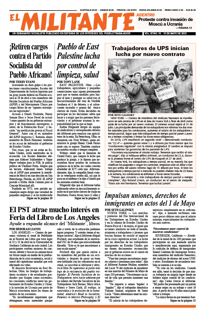 May 1 rallies push for stronger unions, rights of immigrants – The Militant