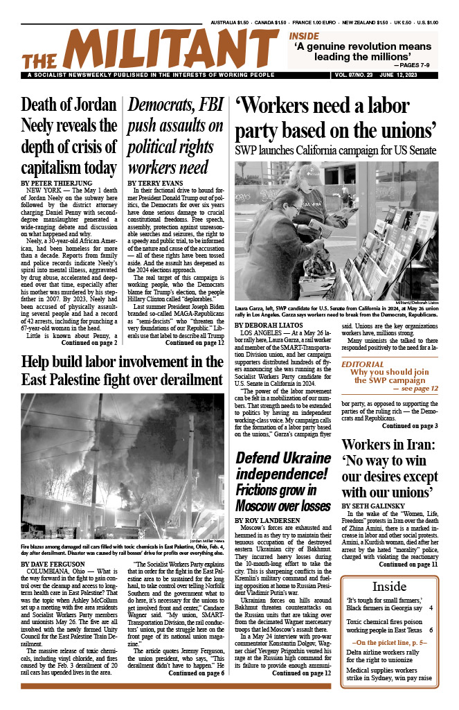 ‘A genuine revolution means leading the millions’ – The Militant