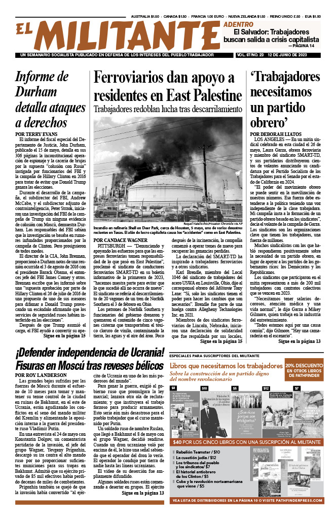 ‘A genuine revolution means leading the millions’ – The Militant