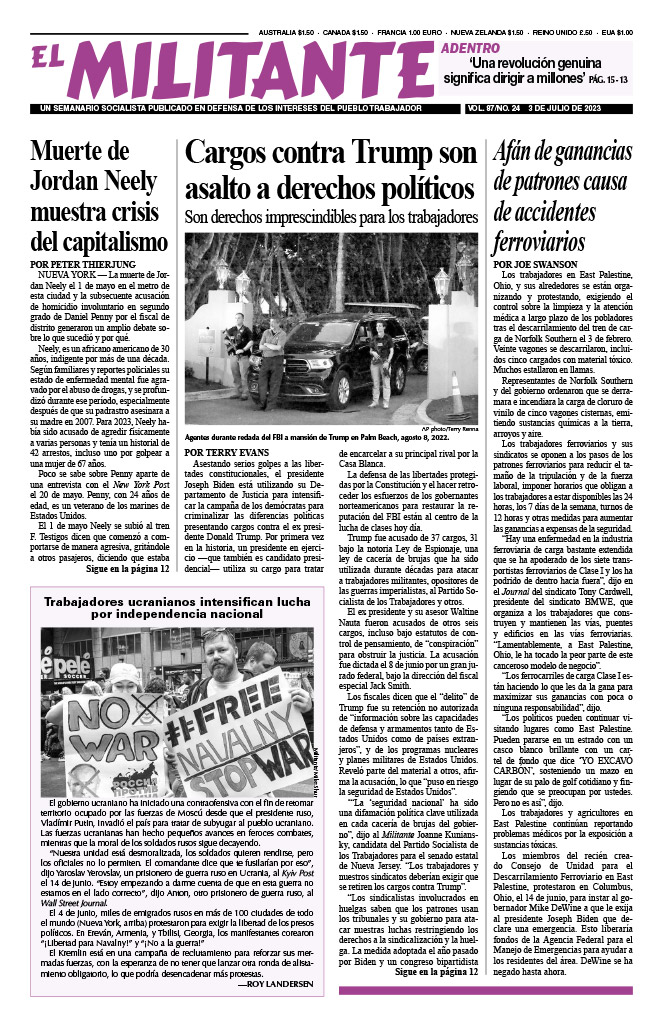 Getting the facts right – The Militant