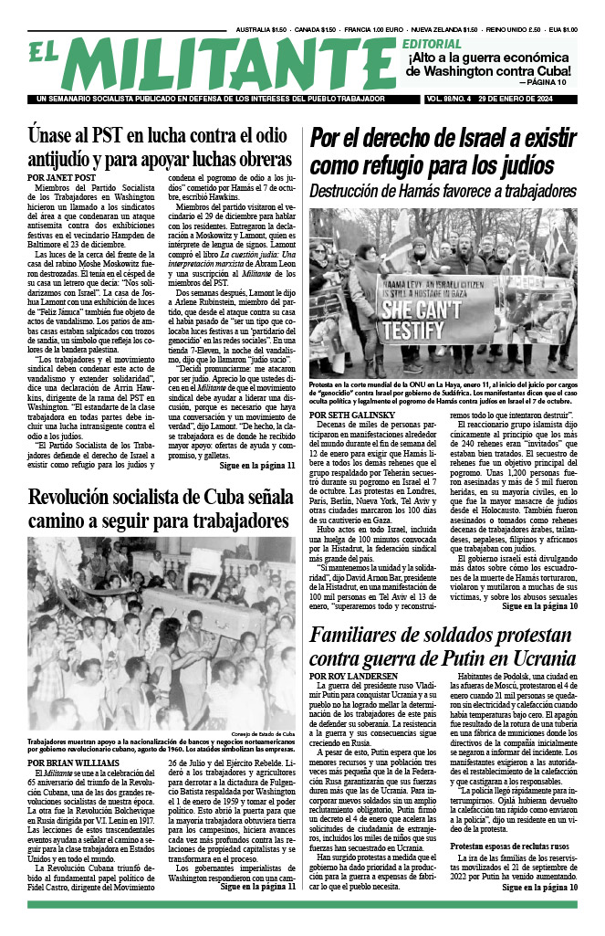 Events – The Militant