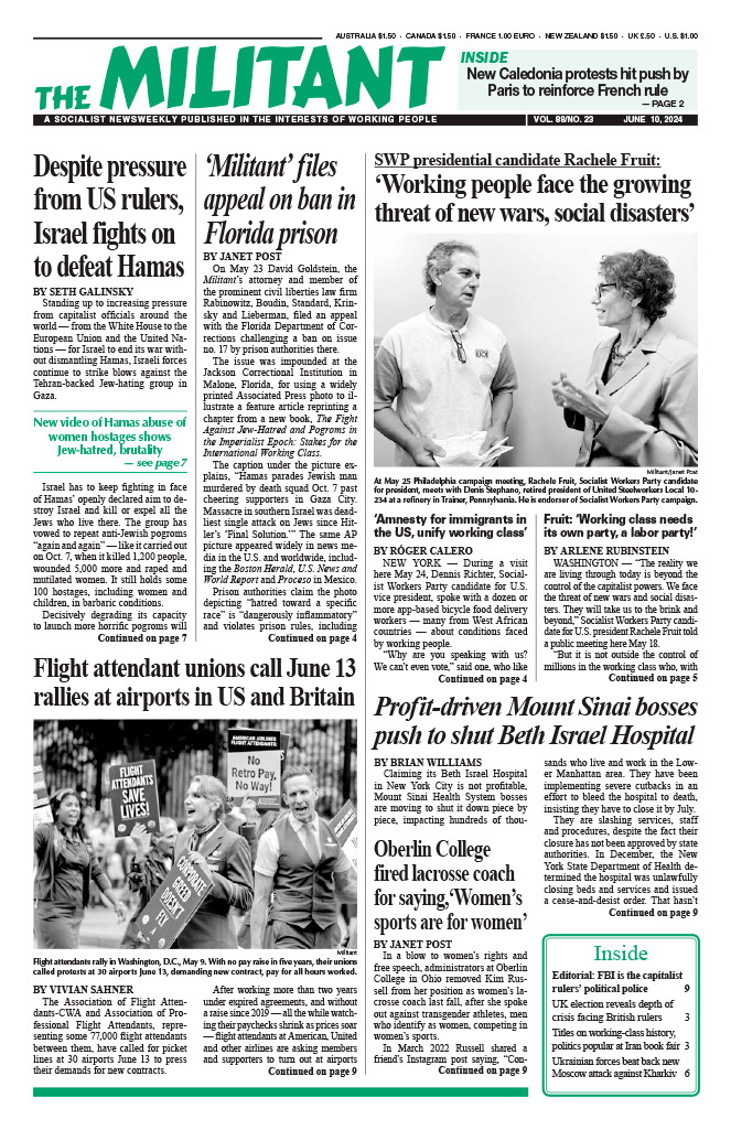 Contact Us – The Militant