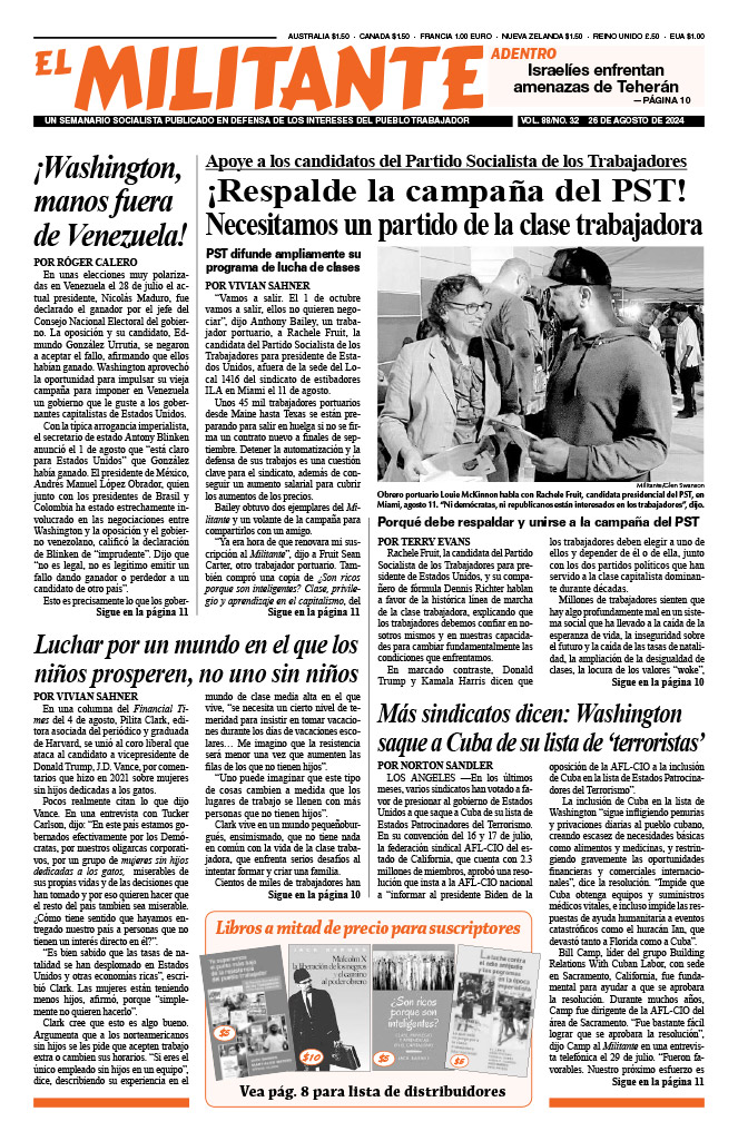 Subscribe to the Militant Newspaper – The Militant