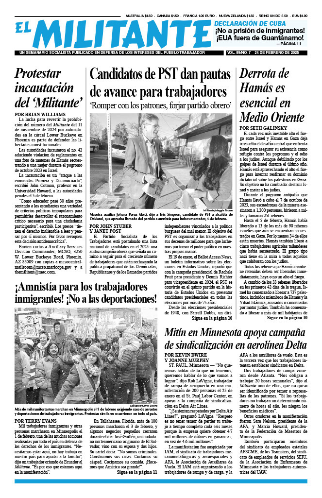 25, 50, and 75 years ago – The Militant