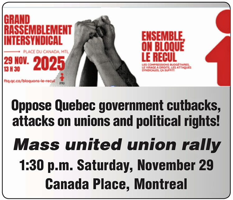 Quebec gov’t opens a frontal assault on the unions and on political ...
