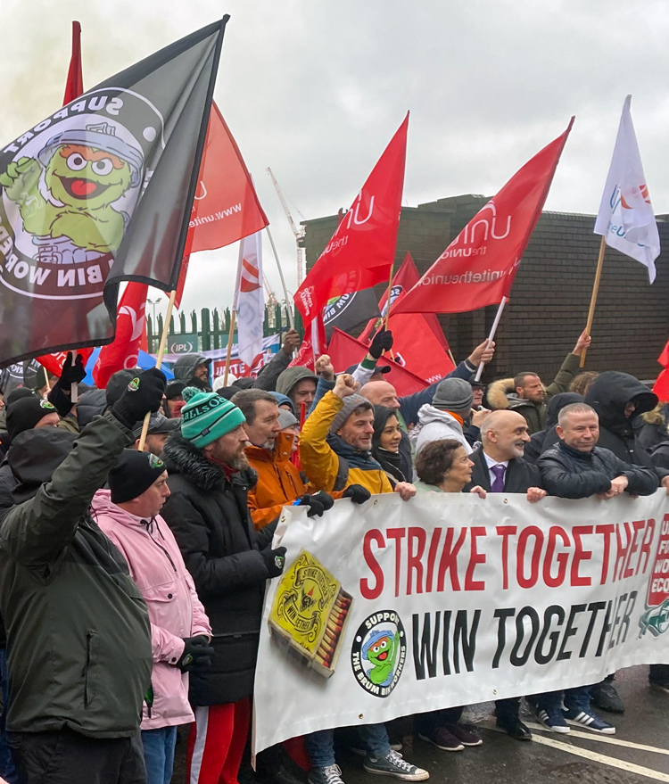 Agency workers walk out, join refuse workers strike – The Militant