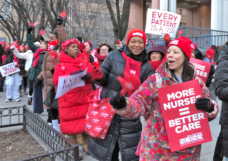 Support 15,000 NY nurses on strike over staffing, health care and ...
